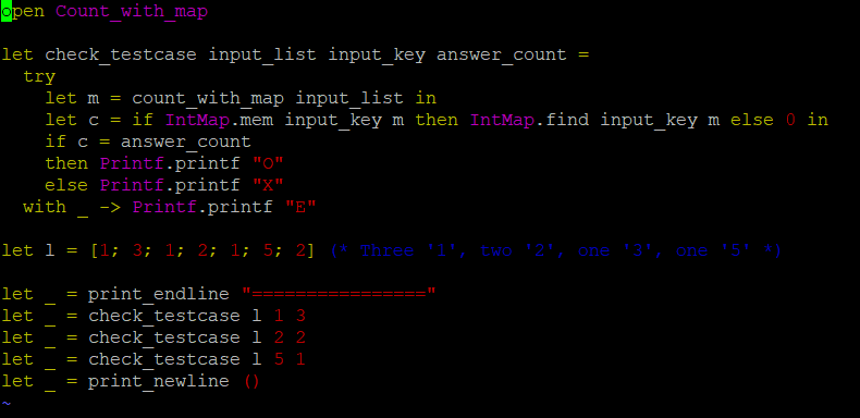 Solved How can i fix this OCaml code? (* A map that can have | Chegg.com