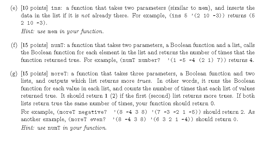 Solved Functional Programming Notes about this assignment: | Chegg.com