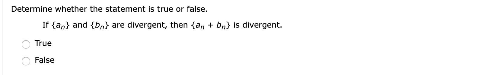 Solved Determine whether the statement is true or false. If | Chegg.com