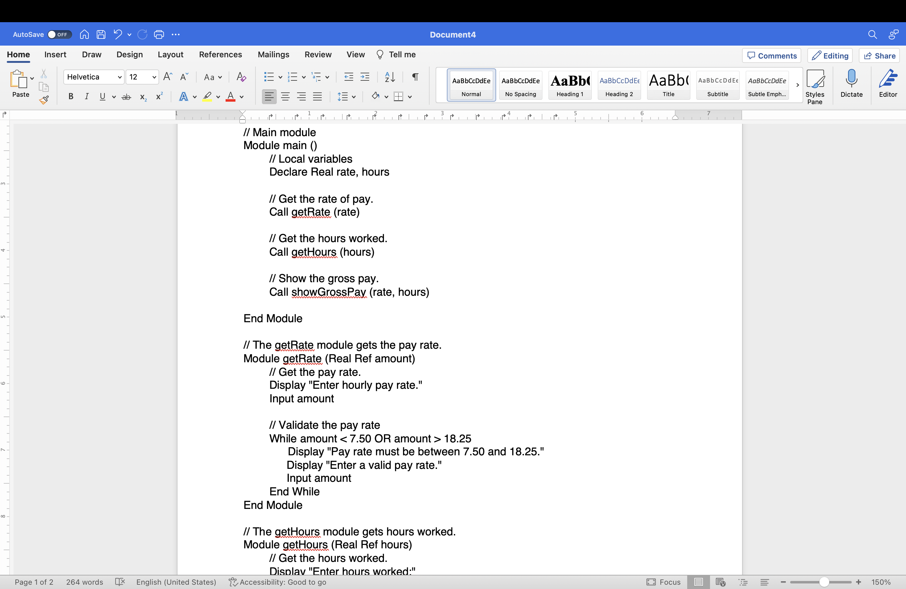 Solved Programming Exercises 1. Payroll Program with Input | Chegg.com