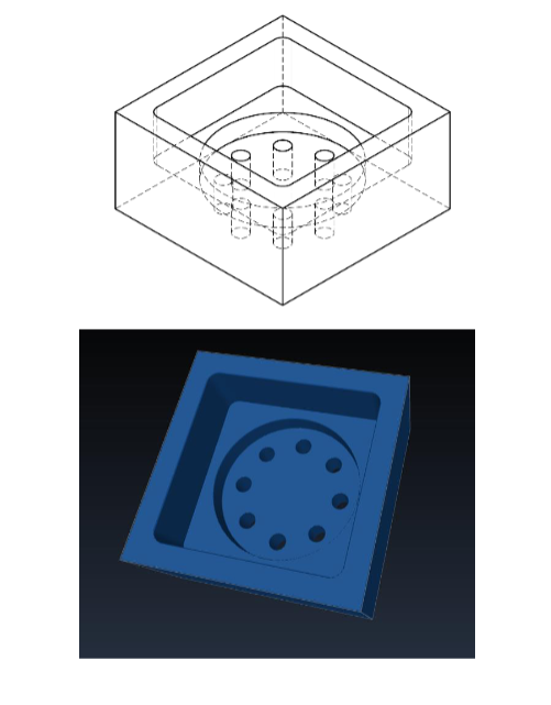 Solved Please show the g-code for the following procedure. | Chegg.com