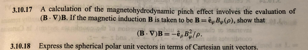 Solved A calculation of the magnetohydrodynamic pinch effect | Chegg.com