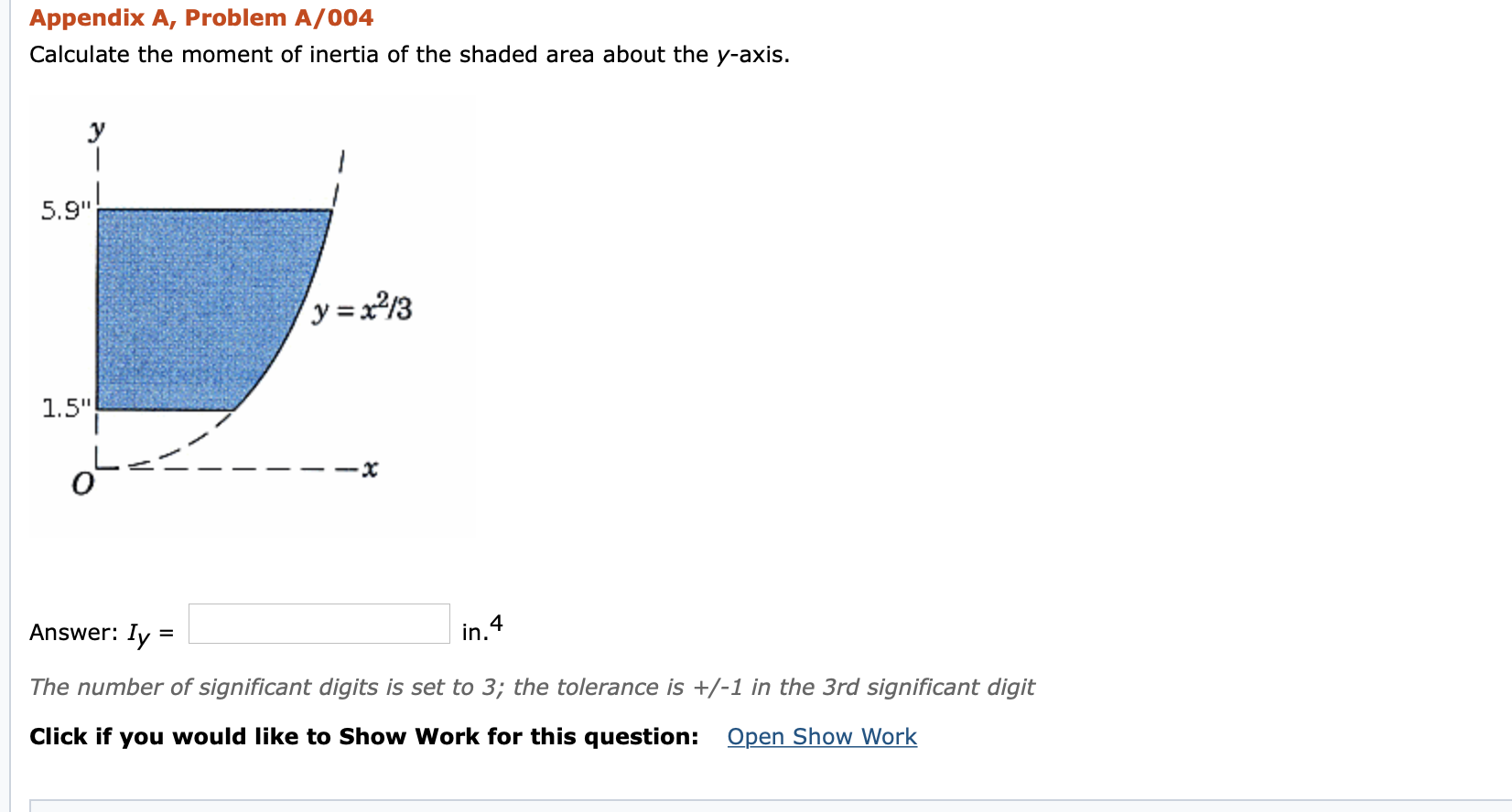 Solved Appendix A, Problem A/004 Calculate the moment of | Chegg.com