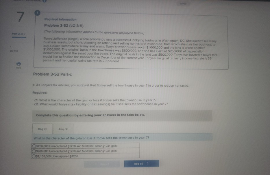 Solved Required information Problem 3-52 (LO 3-5) [The | Chegg.com