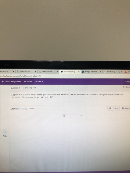 Solved Suppose that 1Q scores have a bell-shaped | Chegg.com