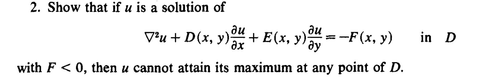 Solved 2. Show that if u is a solution of | Chegg.com