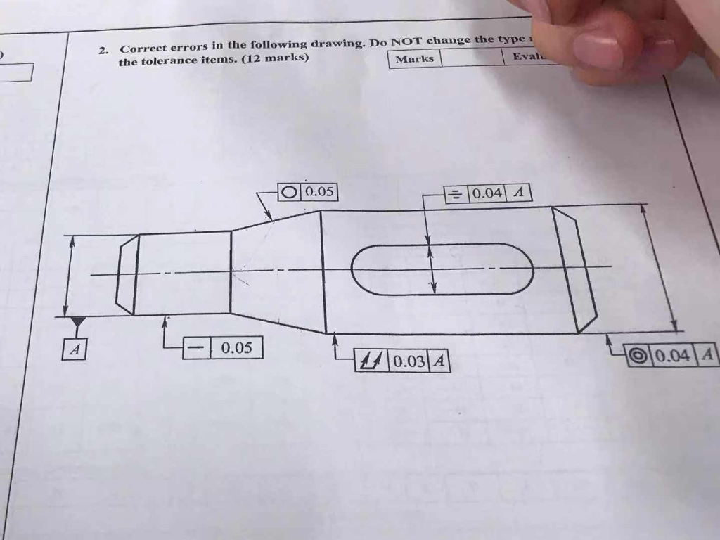 Solved 2. Correct errors in the following drawing. Do NOT | Chegg.com
