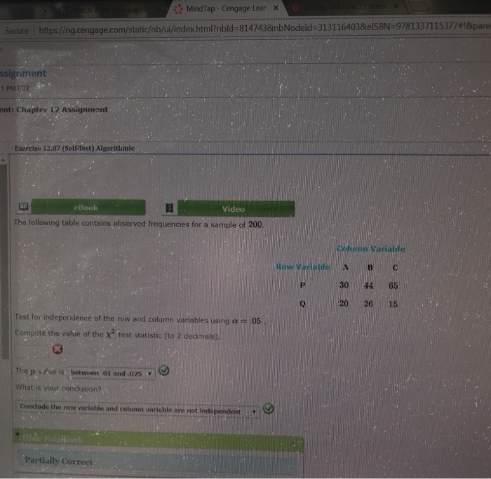 Solved ent: Chapter 12 Assignment Assignment Score:89.68 | Chegg.com