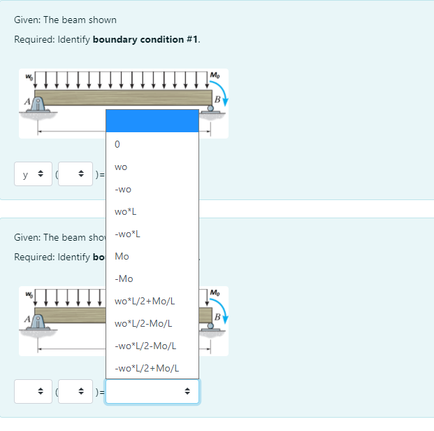 Solved Given: The beam shown Required: Identify boundary | Chegg.com