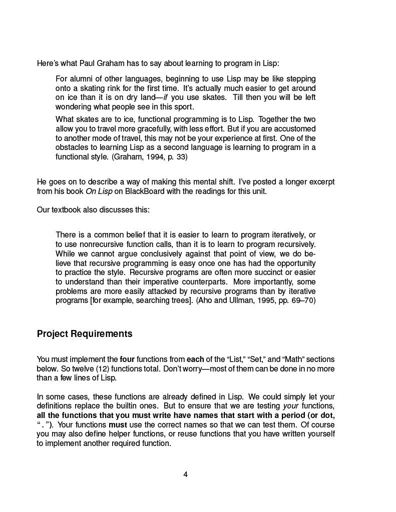 Solved Functional Programming - WorkShop 26 Language - C | Chegg.com