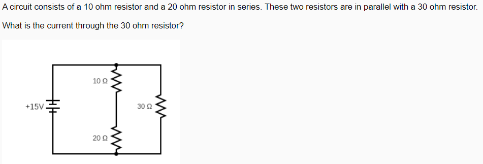 Solved A circuit consists of a 10ohm resistor and a 20ohm | Chegg.com