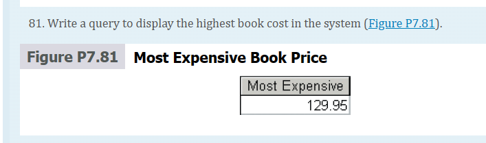Solved 69. Write a query to display the book number, title, | Chegg.com