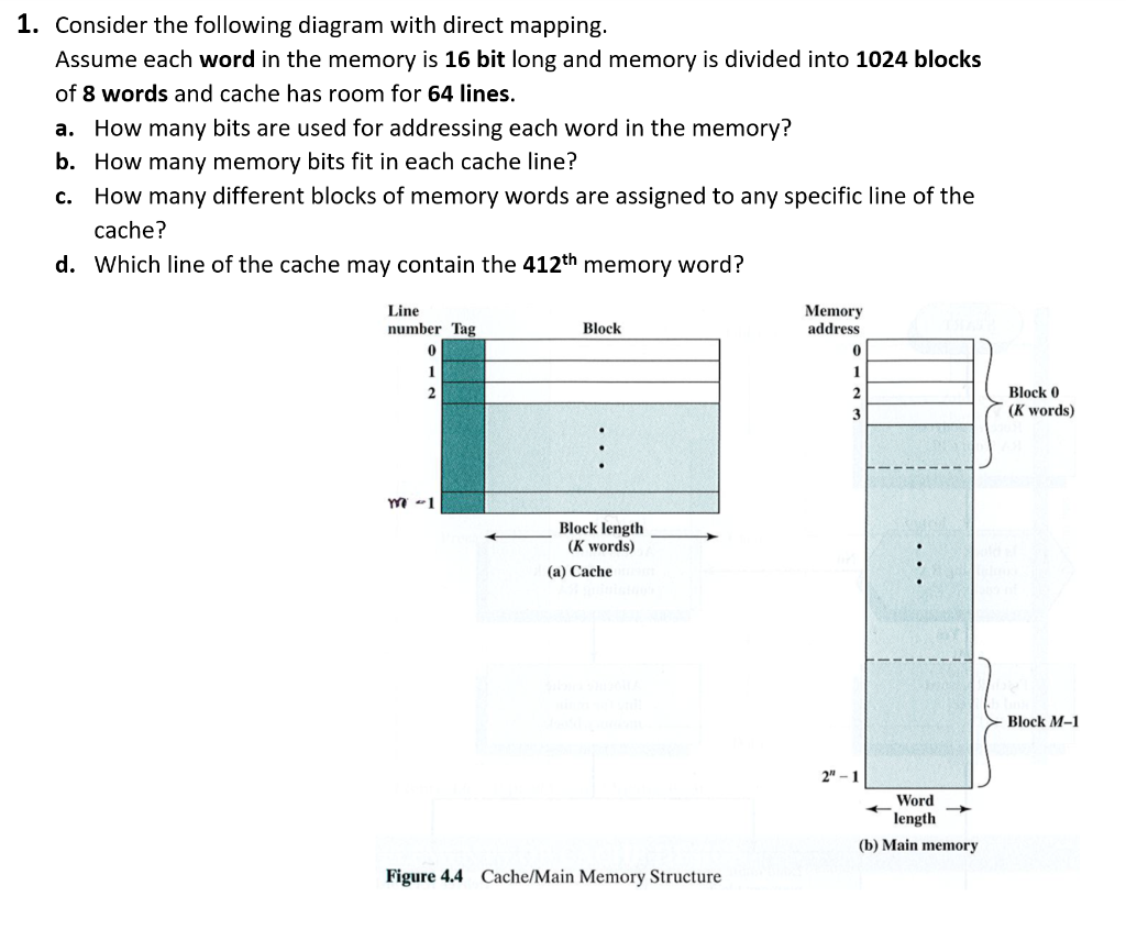 Solved 1. Consider the following diagram with direct | Chegg.com