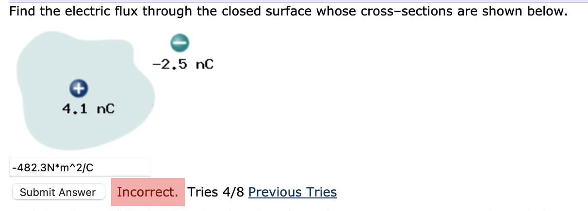 Solved Find the electric flux through the closed surface | Chegg.com