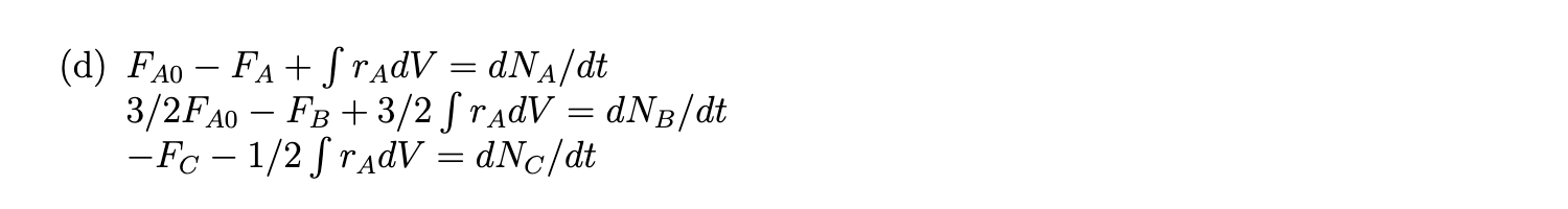 [Solved]: The reaction [ 2 A+3 B rightarrow C ] takes p