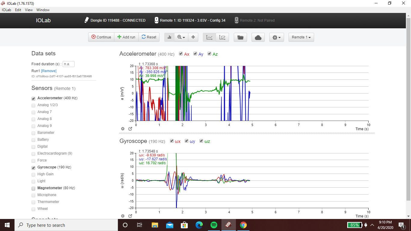 Using the measured values of the acceleration by | Chegg.com