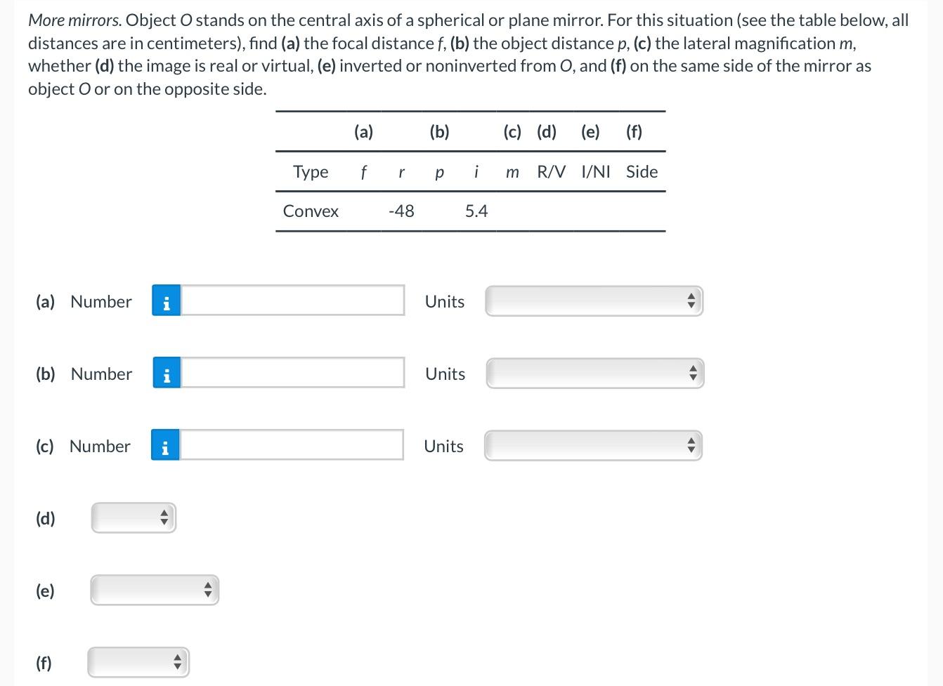 Solved More mirrors. Object O stands on the central axis of | Chegg.com