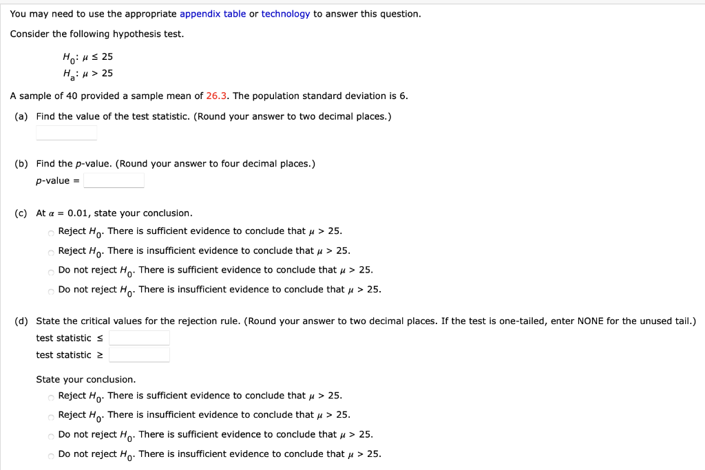 Solved You may need to use the appropriate appendix table or | Chegg.com