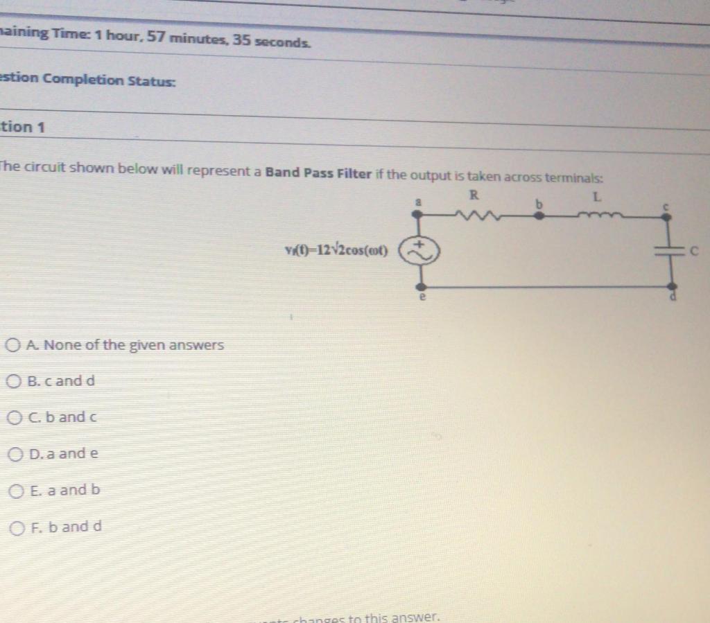 Solved maining Time: 1 hour, 57 minutes, 35 seconds. estion | Chegg.com Solved maining Time: 1 hour, 57 minutes, 35 seconds. estion | Chegg.com