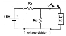 Solved 3- Fig (2.2) shows a simple voltage-divider | Chegg.com