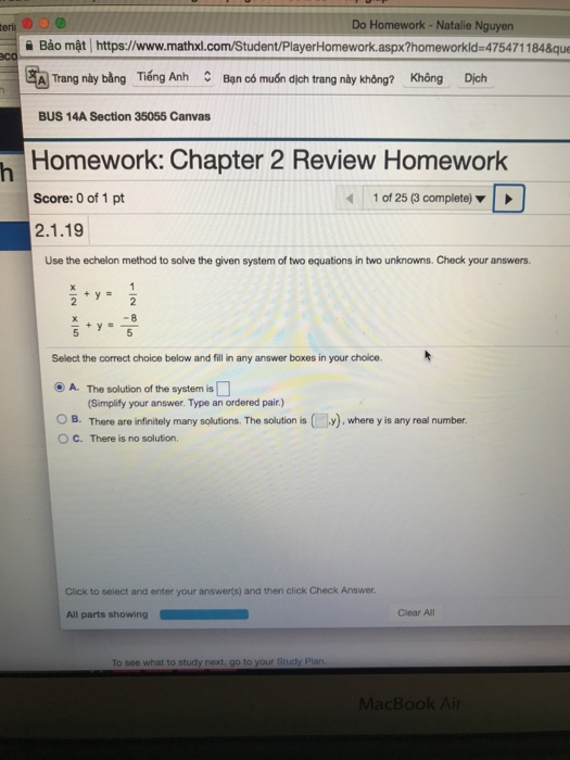 Solved Homework: Chapter 2 Review Homework Score: 0 of 1 pt | Chegg.com