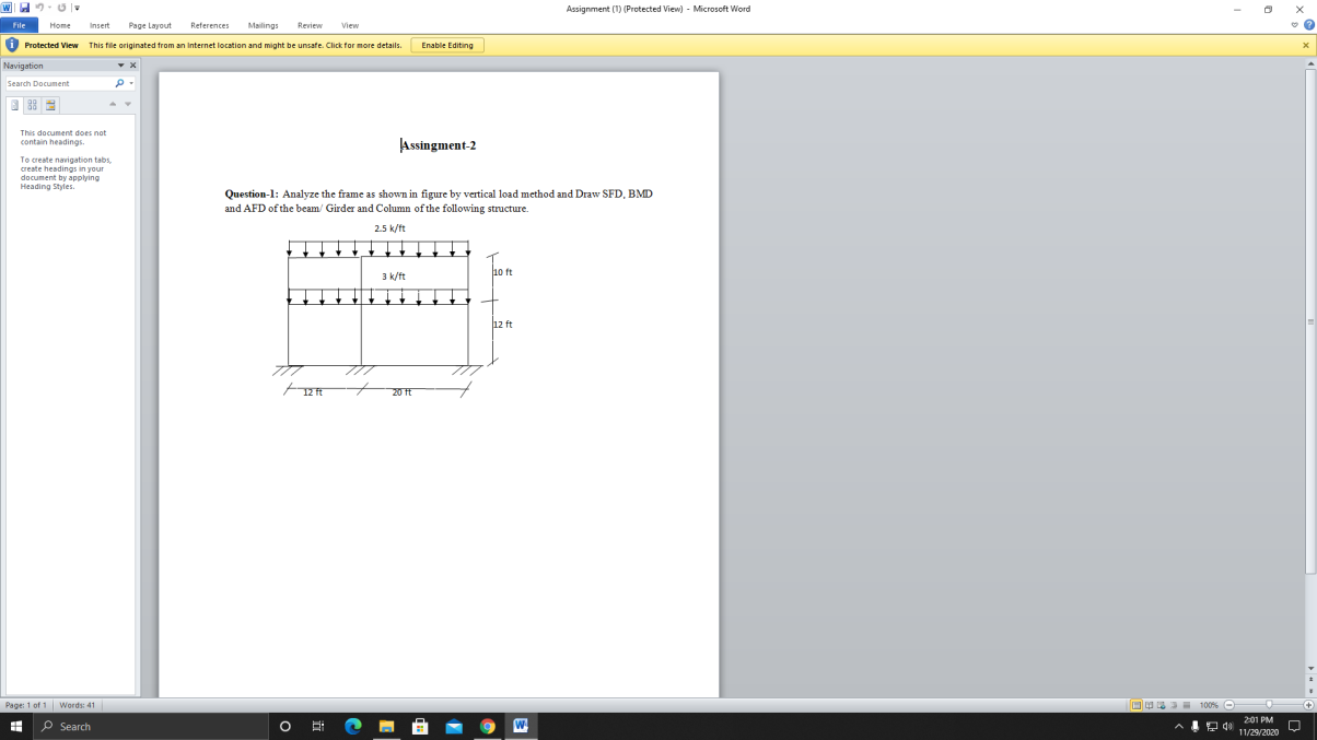 Assignment (U) (Protected View) - Microsoft Word File | Chegg.com
