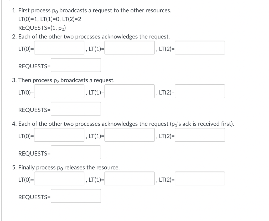 Solved Po P₁ 2 P₂ Po P₁ P₂ 1 2 Request 2 Ack LT 1 0 2 | Chegg.com