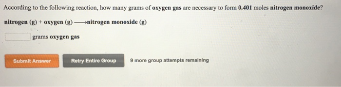 Solved According to the following reaction, how many grams | Chegg.com