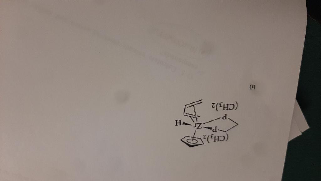 Solved Q 5. Calculate valence electron count and define | Chegg.com
