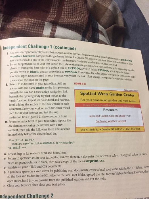 Solved i. Validate the code lor Independent Challenge 1 Wren | Chegg.com