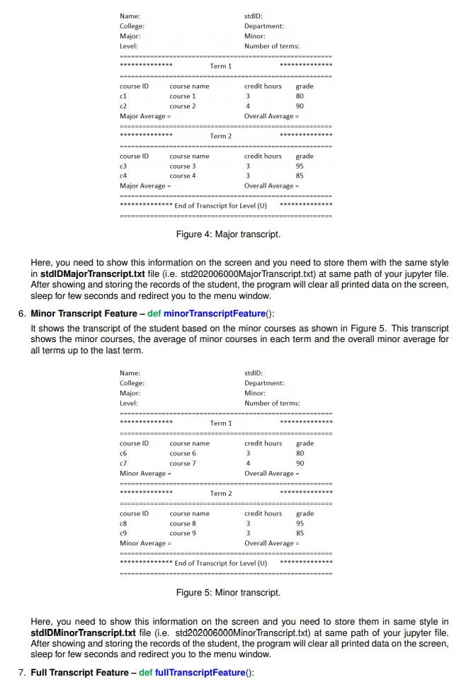 Solved Develop a menu driven complete program that can | Chegg.com