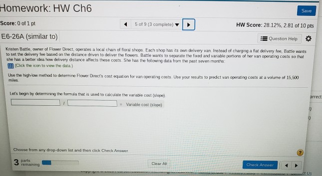 Solved Homework: HW Ch6 Save Score: 0 of 1 pt a 509 | Chegg.com