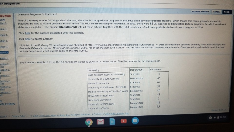 Solved en Assignment PRINTER VERSION BACK NEXT SOURCES | Chegg.com