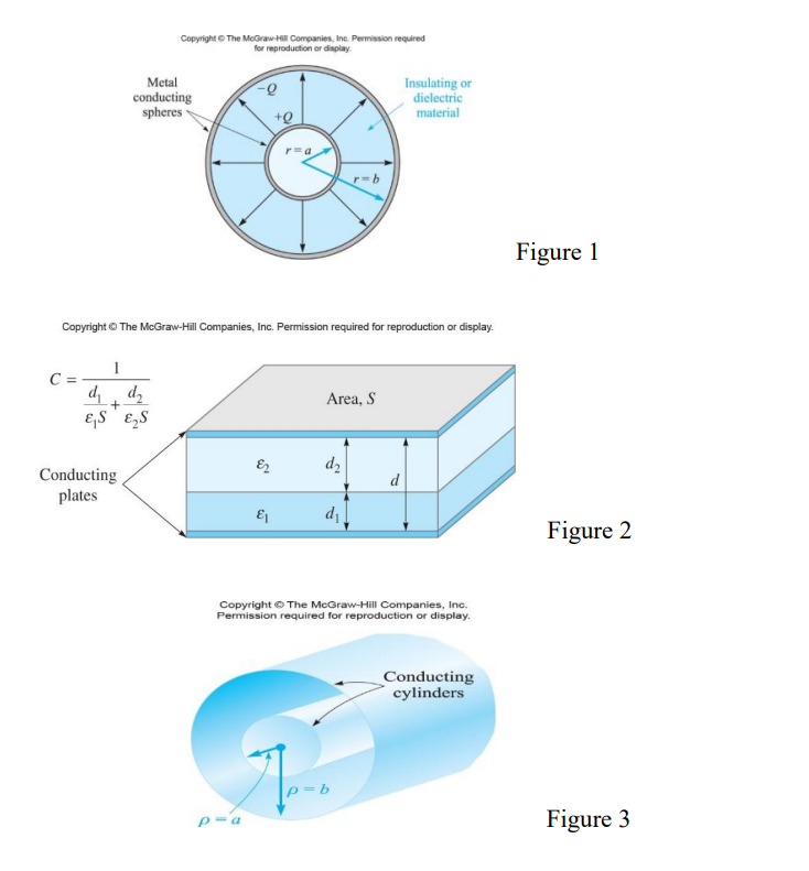 Solved 1 Two concentric conducting spheres with inner sphere | Chegg.com