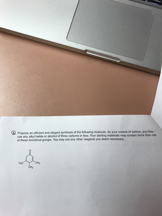 Solved Propose an efficient and elegant synthesis of the | Chegg.com