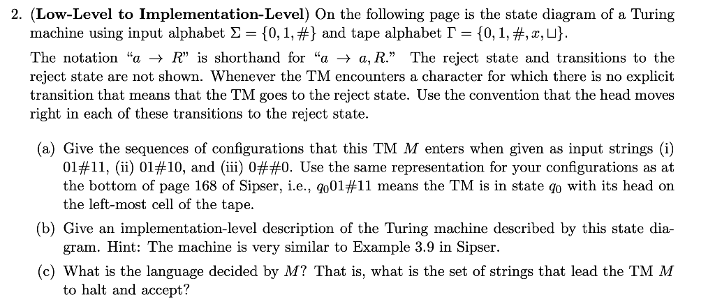 Solved 2. (Low-Level to Implementation-Level) On the | Chegg.com