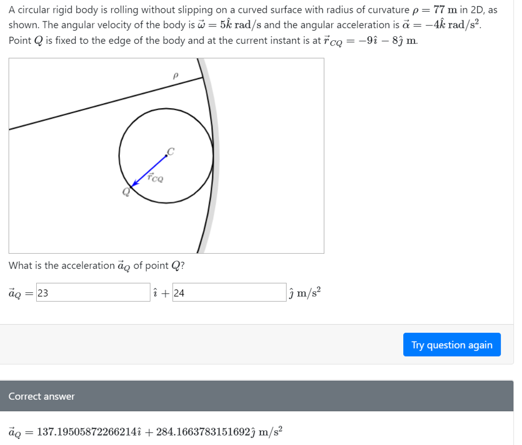 Solved circular rigid body is rolling without slipping on a | Chegg.com