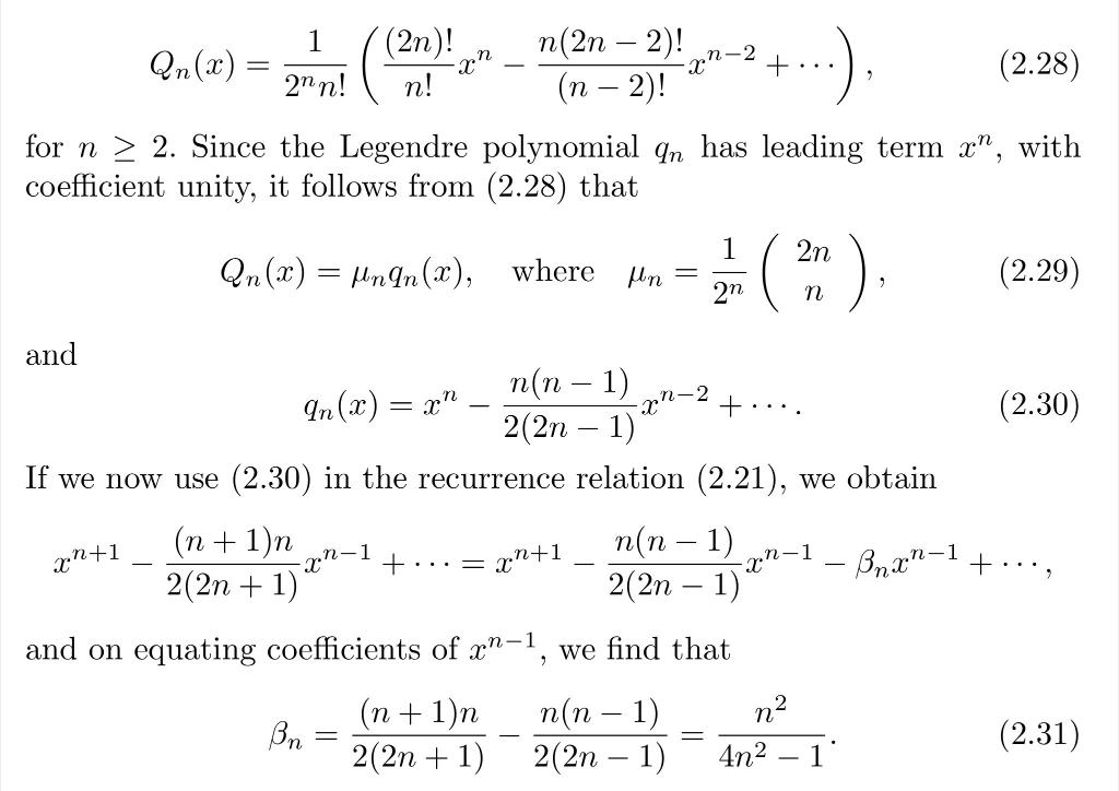 Solved Problem 2.1.6 We have, from (2.20) and (2.31), 1. = | Chegg.com