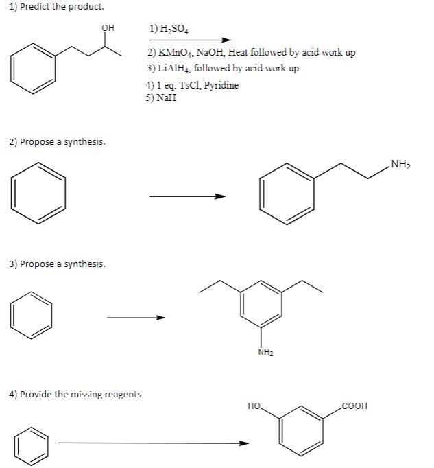 Solved Predict the product. Propose a synthesis. Predict | Chegg.com