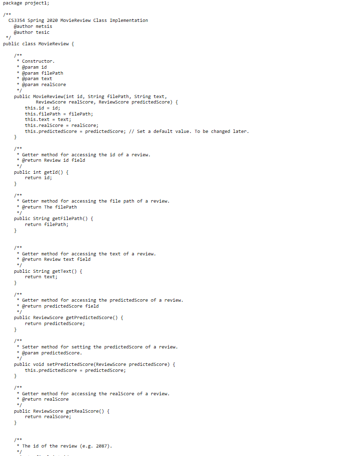 I really need help finishing up this java | Chegg.com