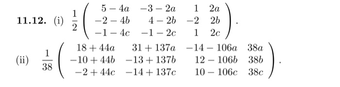 Solved 11.12. Compute left inverse for the following | Chegg.com