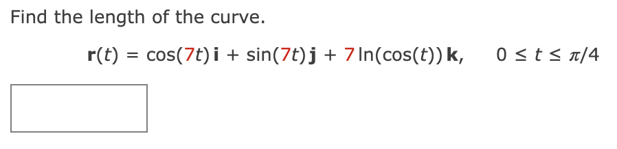 Solved Find The Length Of The Curve