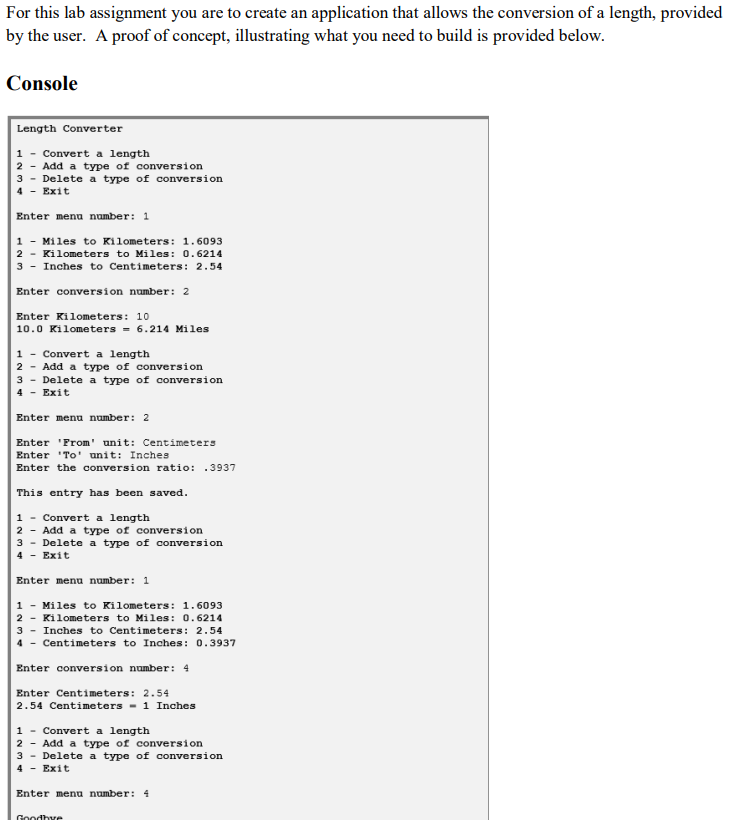 Solved For this case study, you will develop a program for a | Chegg.com