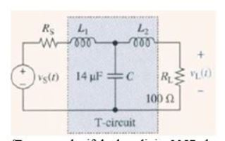 Solved Assume the load resistor RL= 100 Ohms. Assume vS(t) = | Chegg.com