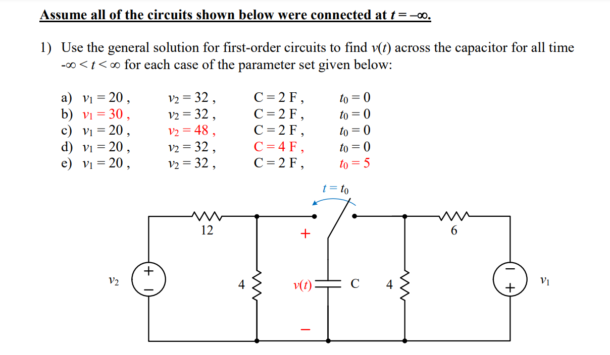 Solved Assume all of the circuits shown below were connected | Chegg.com