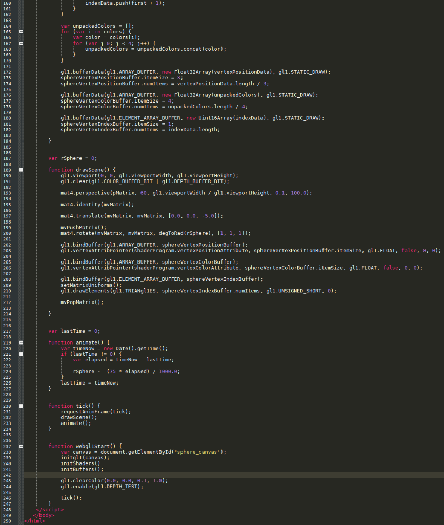 Solved I need help drawing a sphere recursively in WebGL, I | Chegg.com