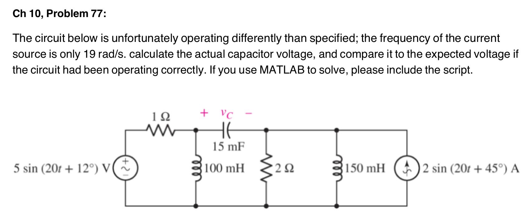 Solved The circuit below is unfortunately operating | Chegg.com