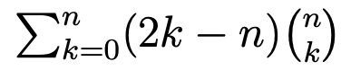 Solved n Σ_ (2k – η) (2) 0 (k | Chegg.com