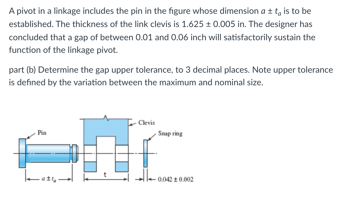 Solved A pivot in a linkage includes the pin in the figure | Chegg.com
