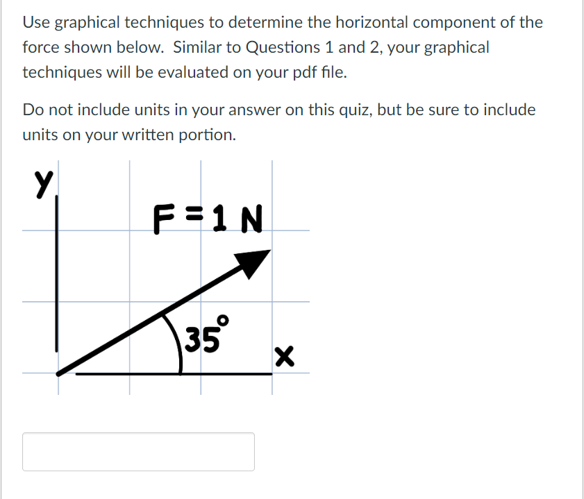 Solved Use graphical techniques to determine the horizontal | Chegg.com